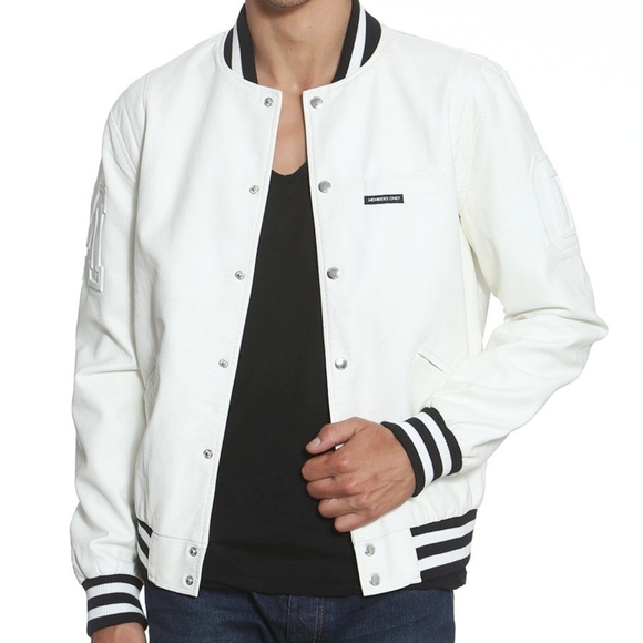 Members Only | Jackets & Coats | Members Only Bleeker Varsity Jacket ...